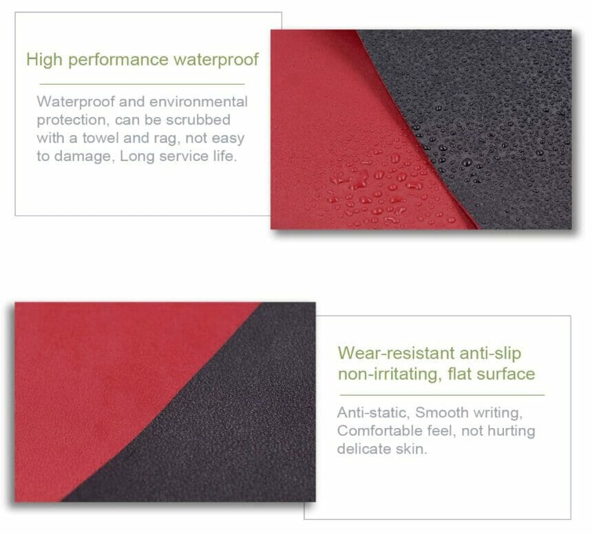 Dual Color Desk Pad (Red + Black) | NextChair