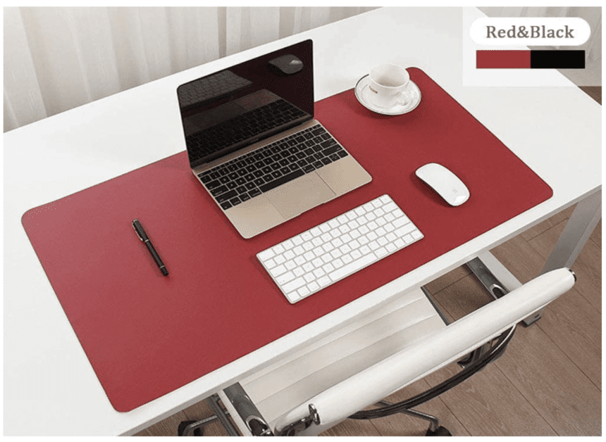 Dual Color Desk Pad (Red + Black) | NextChair